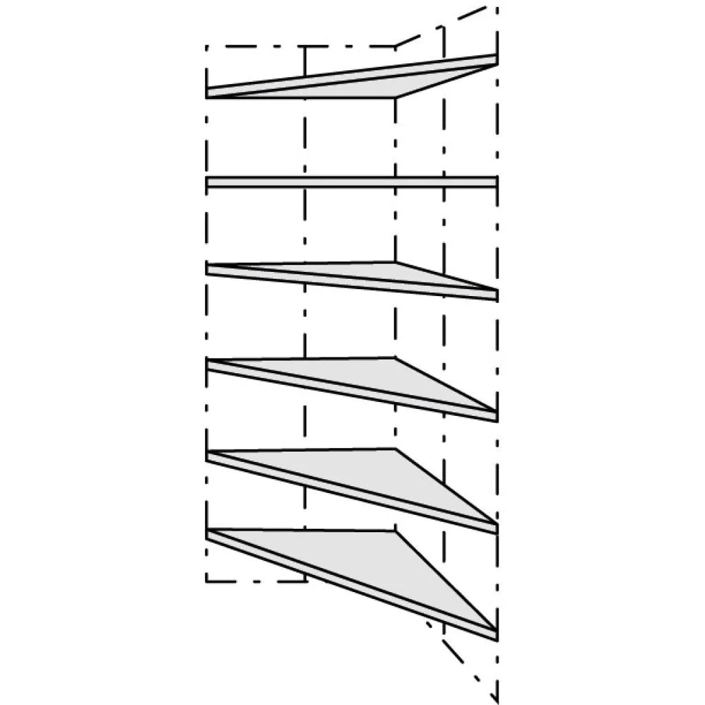Libra Regal 230 cm hoch von Kerkmann