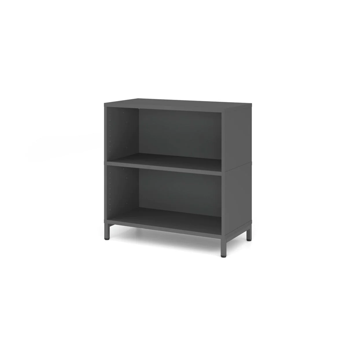 FlexWall Regal, 80 cm breit, 40 cm tief, 75/83 cm hoch, 2 Regalfächer ...