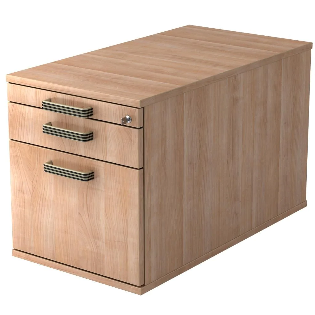 Rollcontainer HR Solid Streifengriff - Nussbaum/Nussbaum online kaufen ...