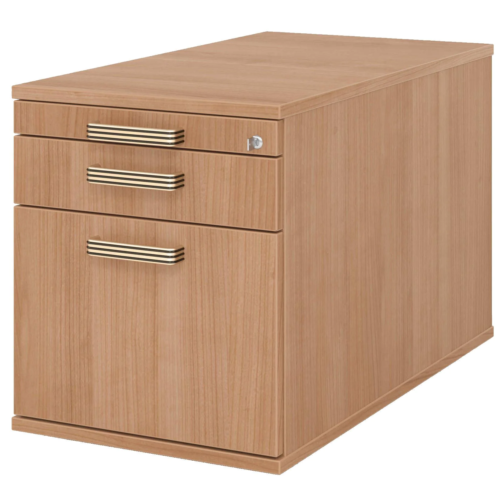 Rollcontainer HR Solid Streifengriff - Nussbaum/Nussbaum online kaufen ...