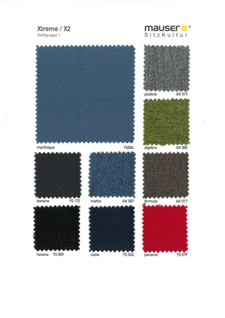 trendstyle 527 GO Konferenzstuhl, montiert, Gleiter von Mauser Sitzkultur